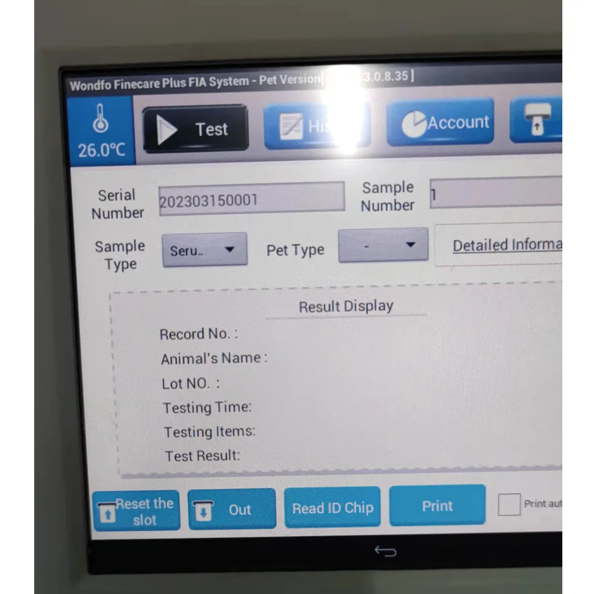 Wondfo FIA Meter - High Accuracy Progesterone Test Machine