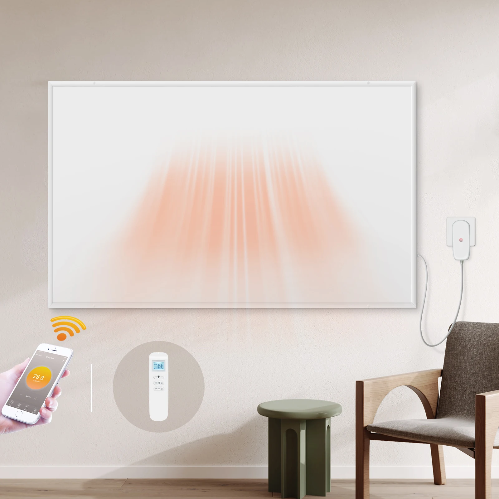 Far-infrared Graphene Ceiling Wall-Mounted Panel for Heat