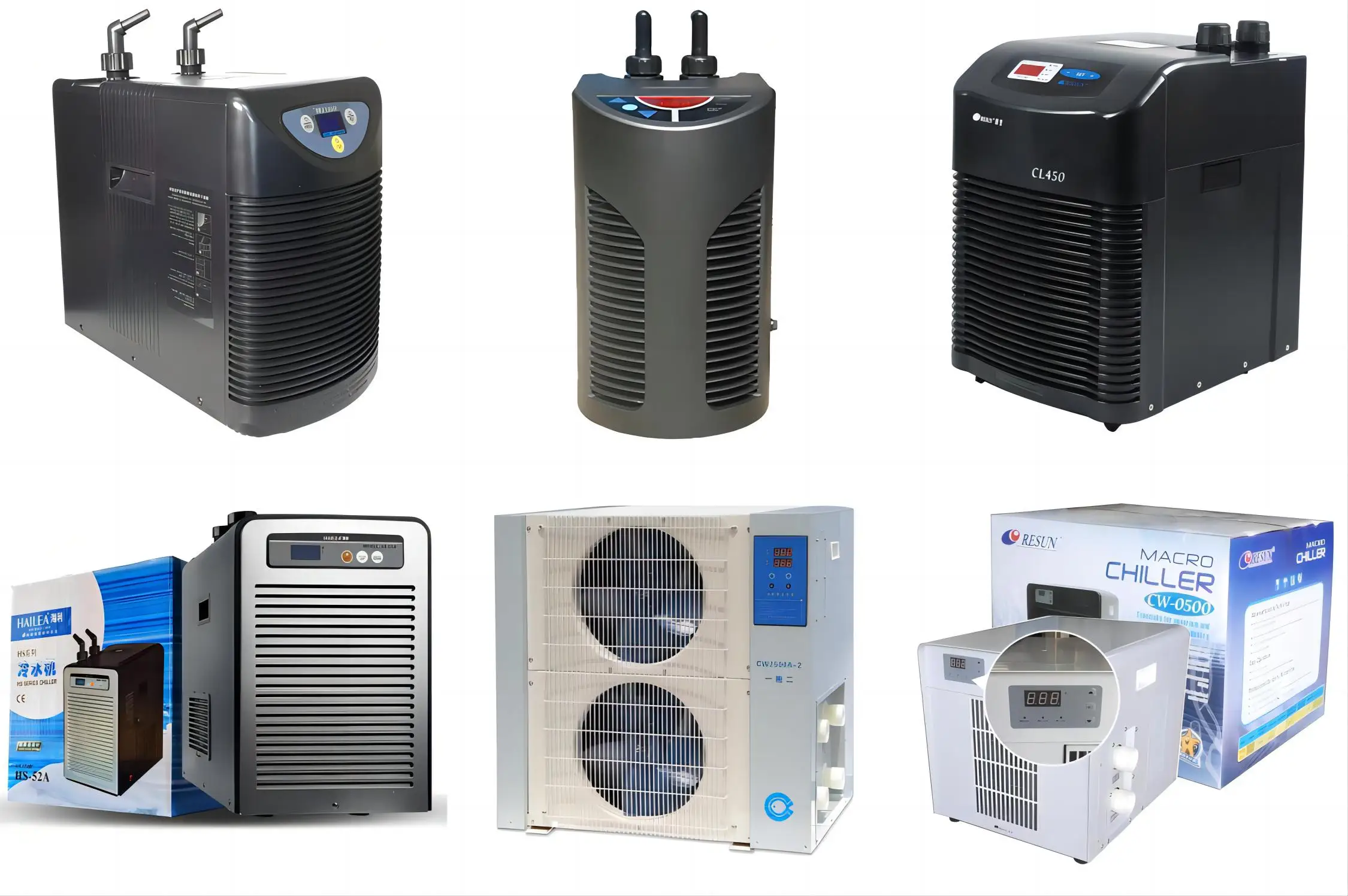 Hailea Water 1000L 1Hp Hc Series Cooler Aquarium Chillers Fish tank ...