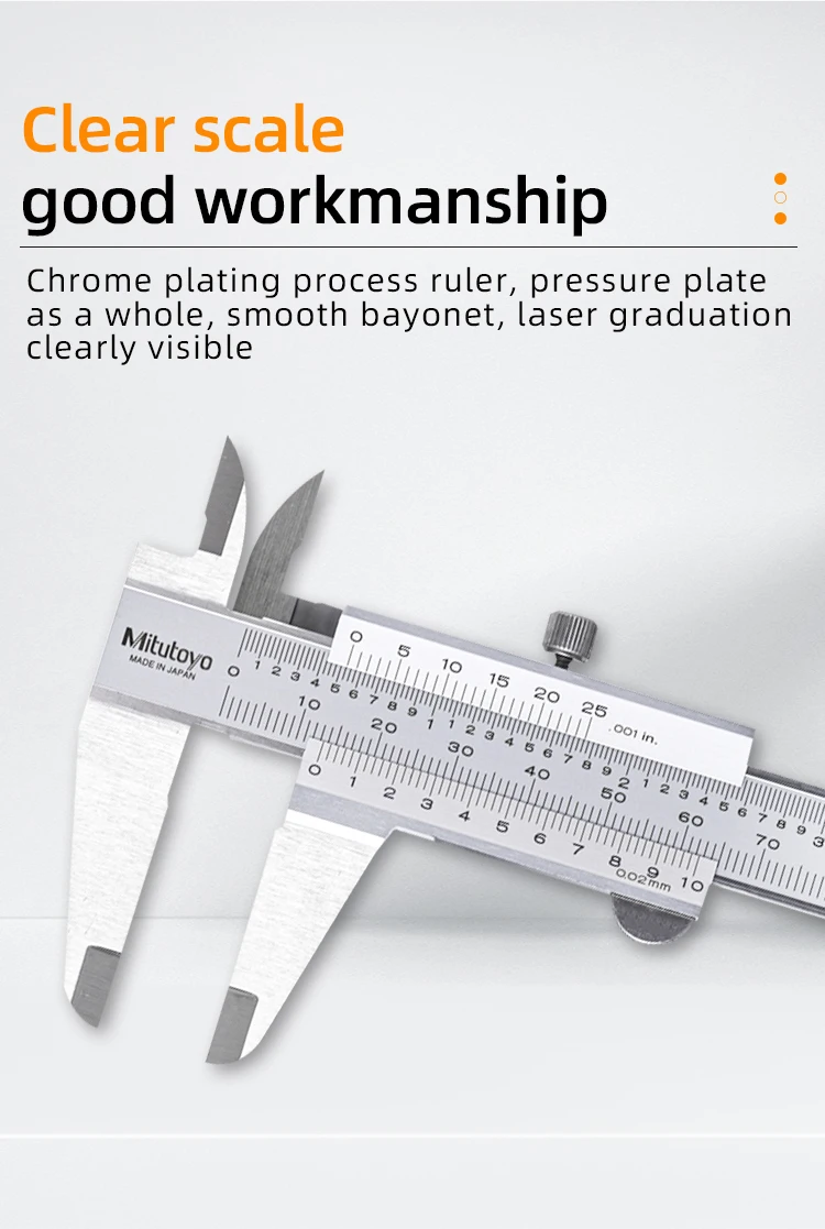 Mitutoyo Vernier Caliper 0-150mm/200mm/300mm/0.02mm Stainless Steel ...