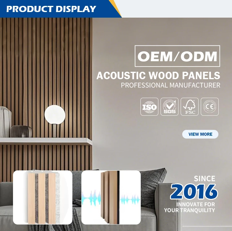 Acoustic Wall Panels - Durable, Eco-Friendly, and Stylish