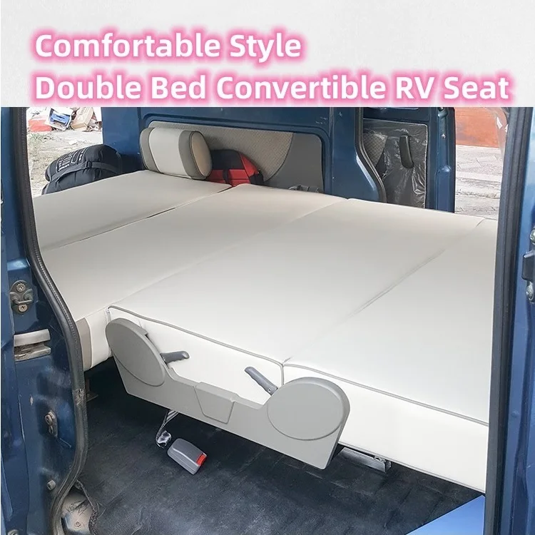 Customized Foldable PU Leather Bed Seat for Campervans & Motorhomes - OEM