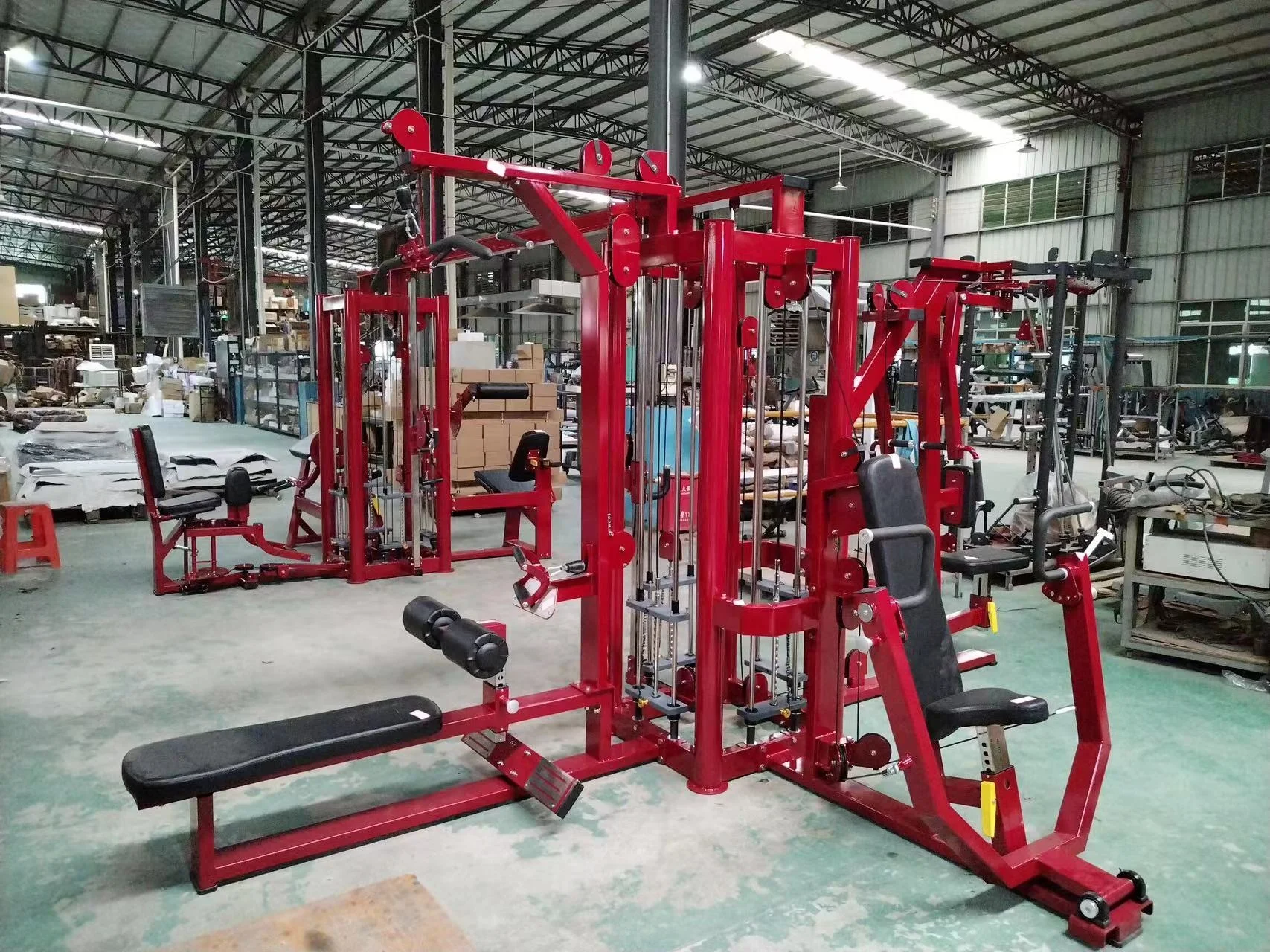 Jungle 8 Station Multi Gym Functional Training Strength Machine Body ...