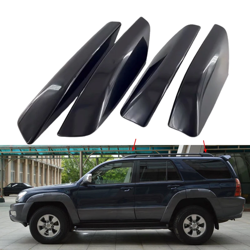 Car Top Roof Rack Leg Cover End Roof Rails Side Cover Protector for ...
