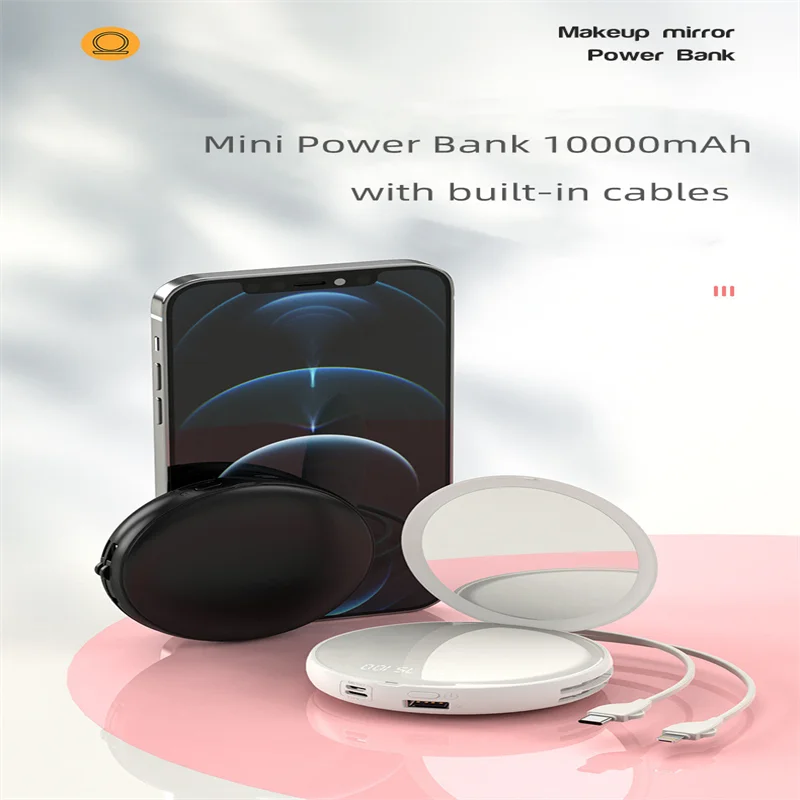 Factory Direct Sell Mini Mirror Make Up Power Bank Charger - Buy Make ...