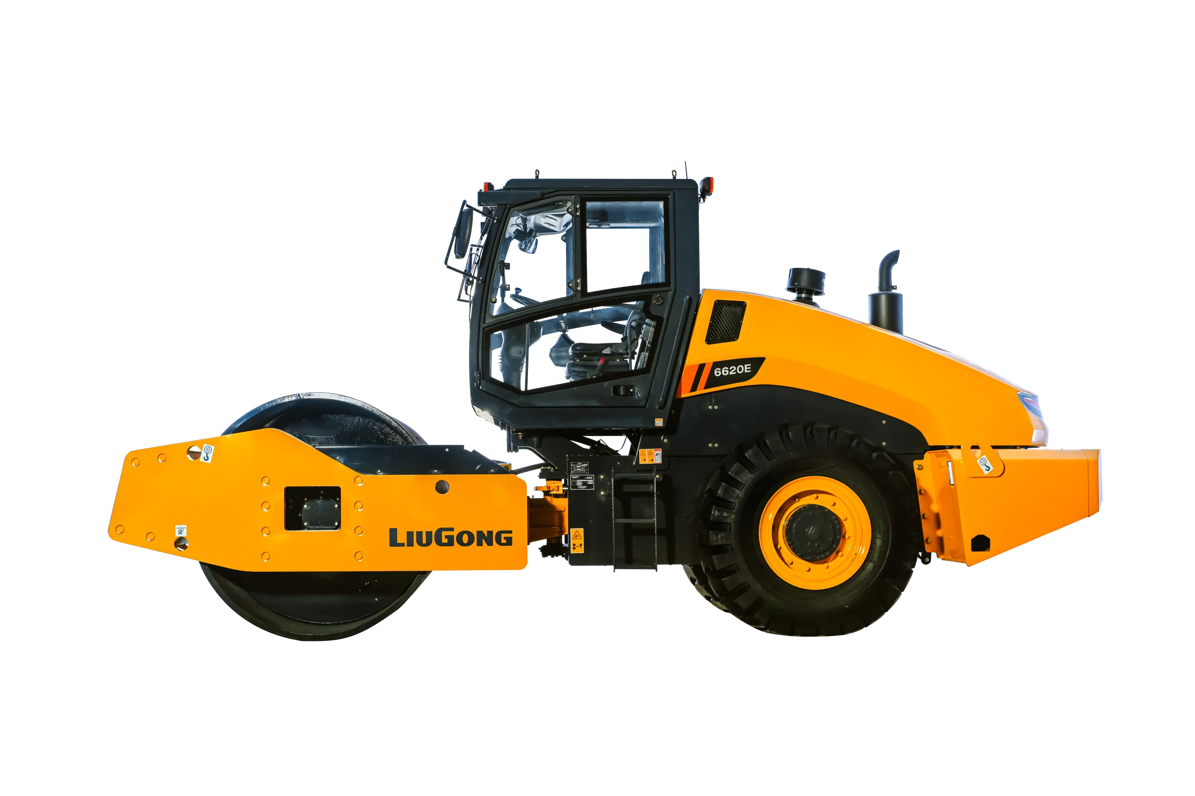 Liugong Diesel-powered Rollers Clg6620e Full Hydraulic Single Drum ...