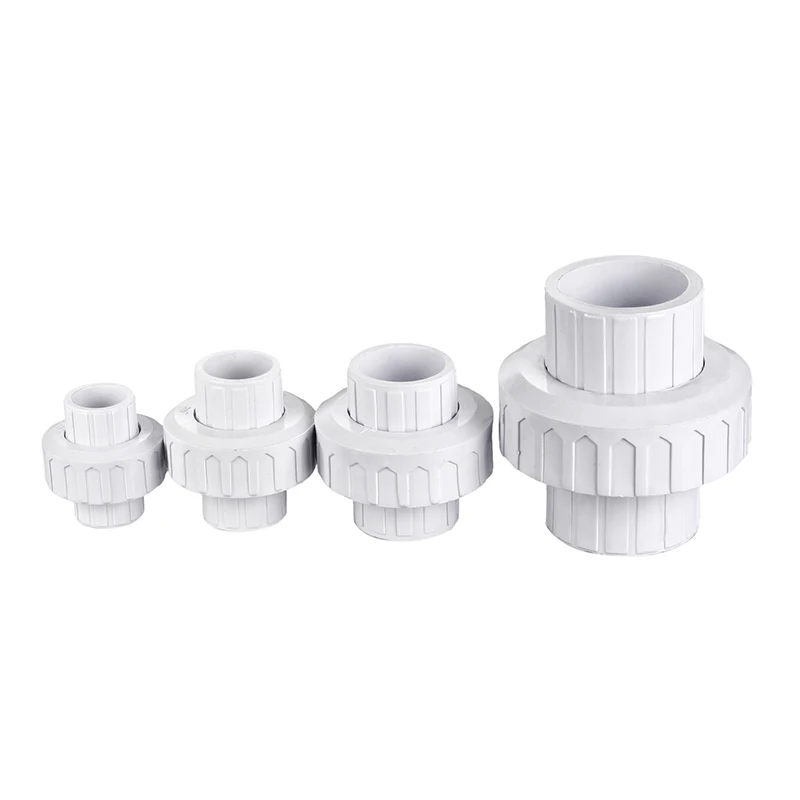 UPVC Pipe Union Custom Support PVC Threaded Union Pipe Fitting