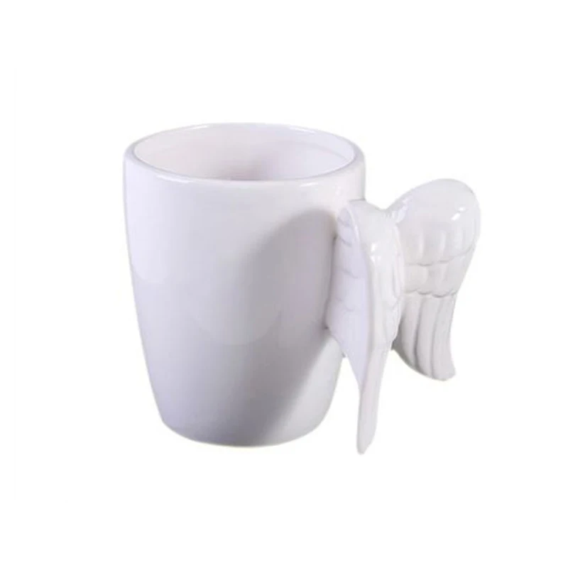 Cheap Customized Ceramic White Angel Wing Mug - Buy Angel Wing Mug ...