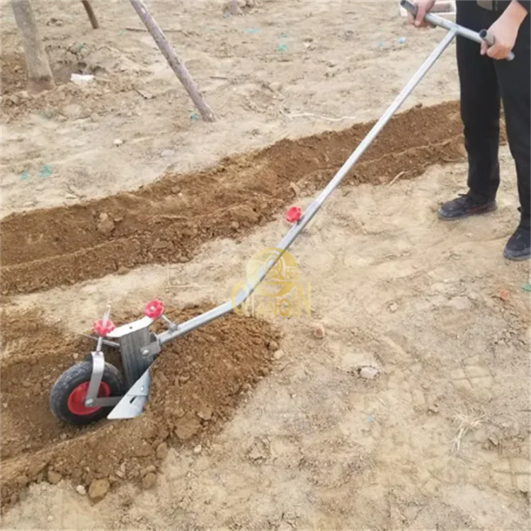 Qianqin Manual Garden Hand Plow - Adjustable & Durable