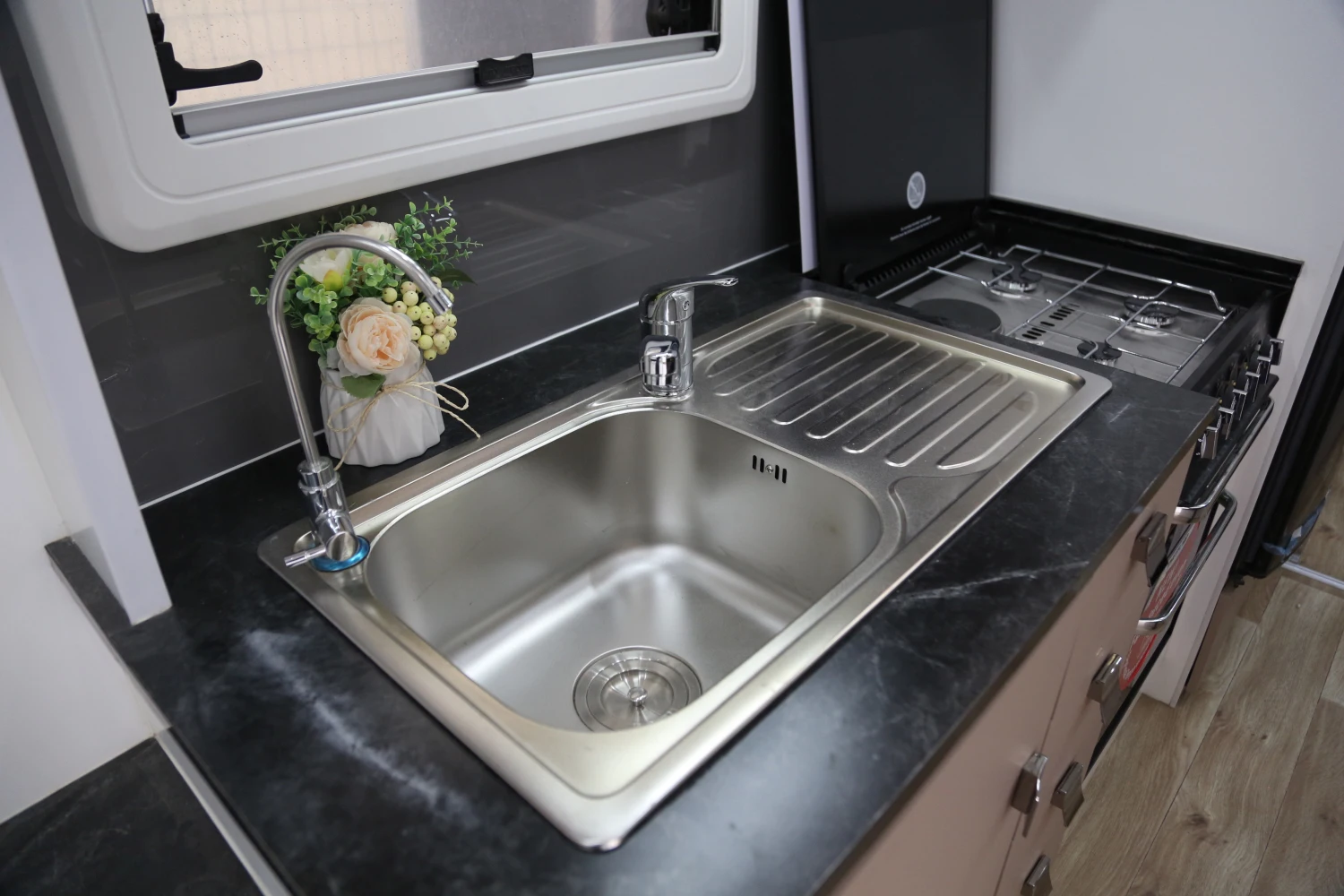 Ecocampor 15ft Offroad Hybrid RV Caravan with Outdoor Kitchen