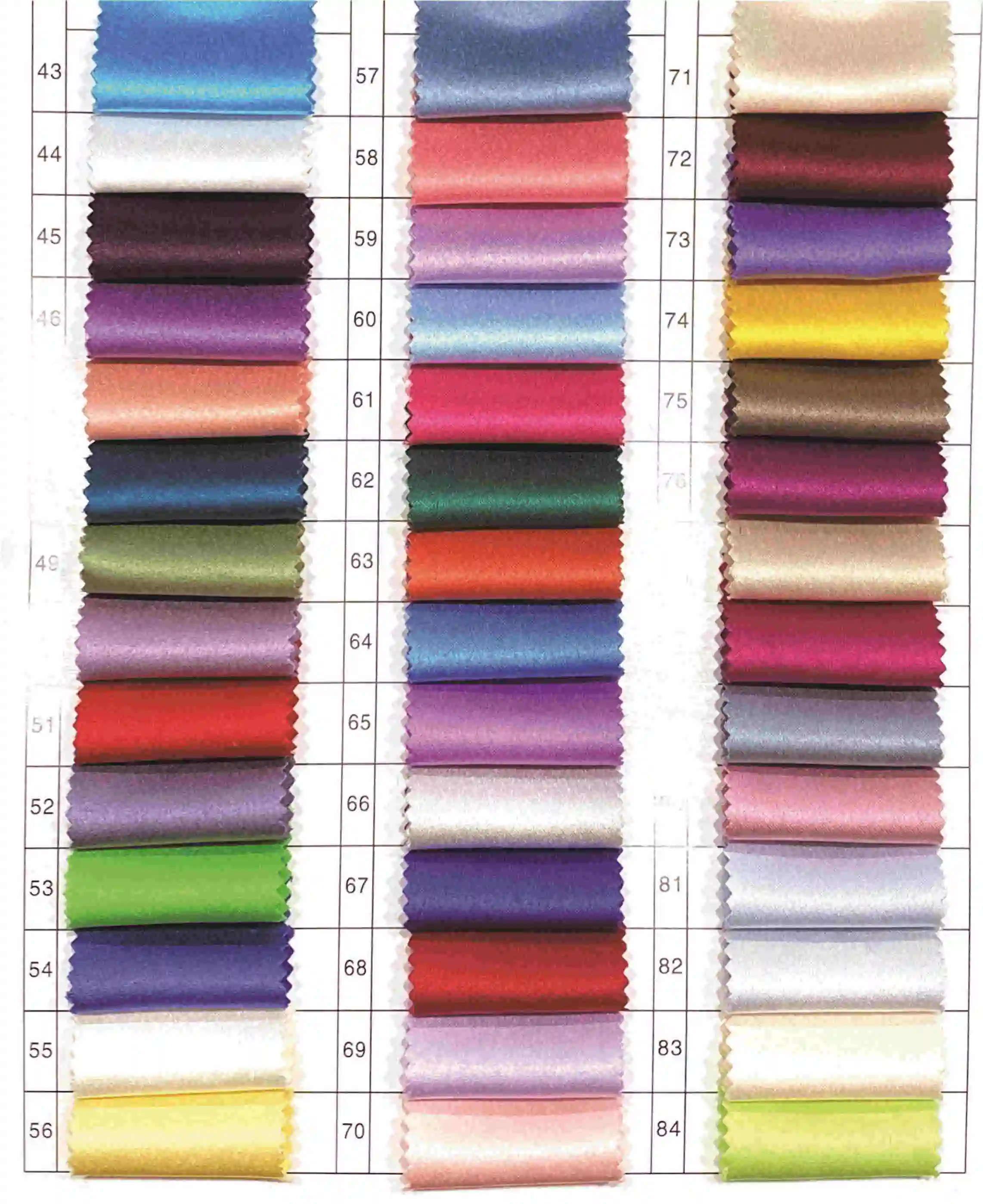 Wholesale Garment Material Silk Fabric Satin 100% Polyester Cloth ...