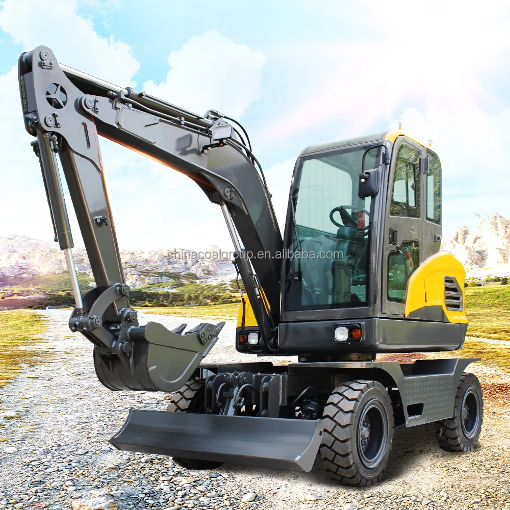 New Wheel Excavator Drive Bucket Digger Large Hydraulic Multifunctional ...
