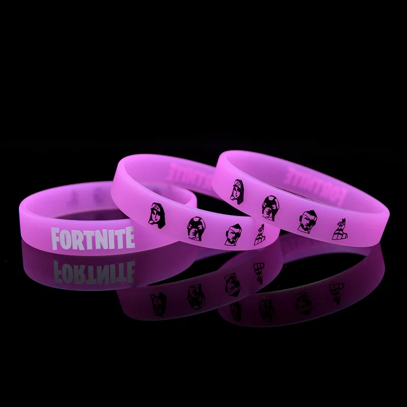 Cartoon Cute Luminous Silicone Bracelet Sports Wrist Strap Custom ...