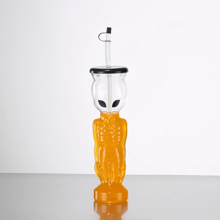 850ml Plastic Alien Party Cup - Customized Fun & Sustainability