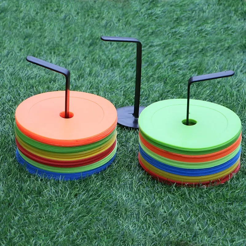 Custom Flat Disc Soccer Field Markers - Agility Cones