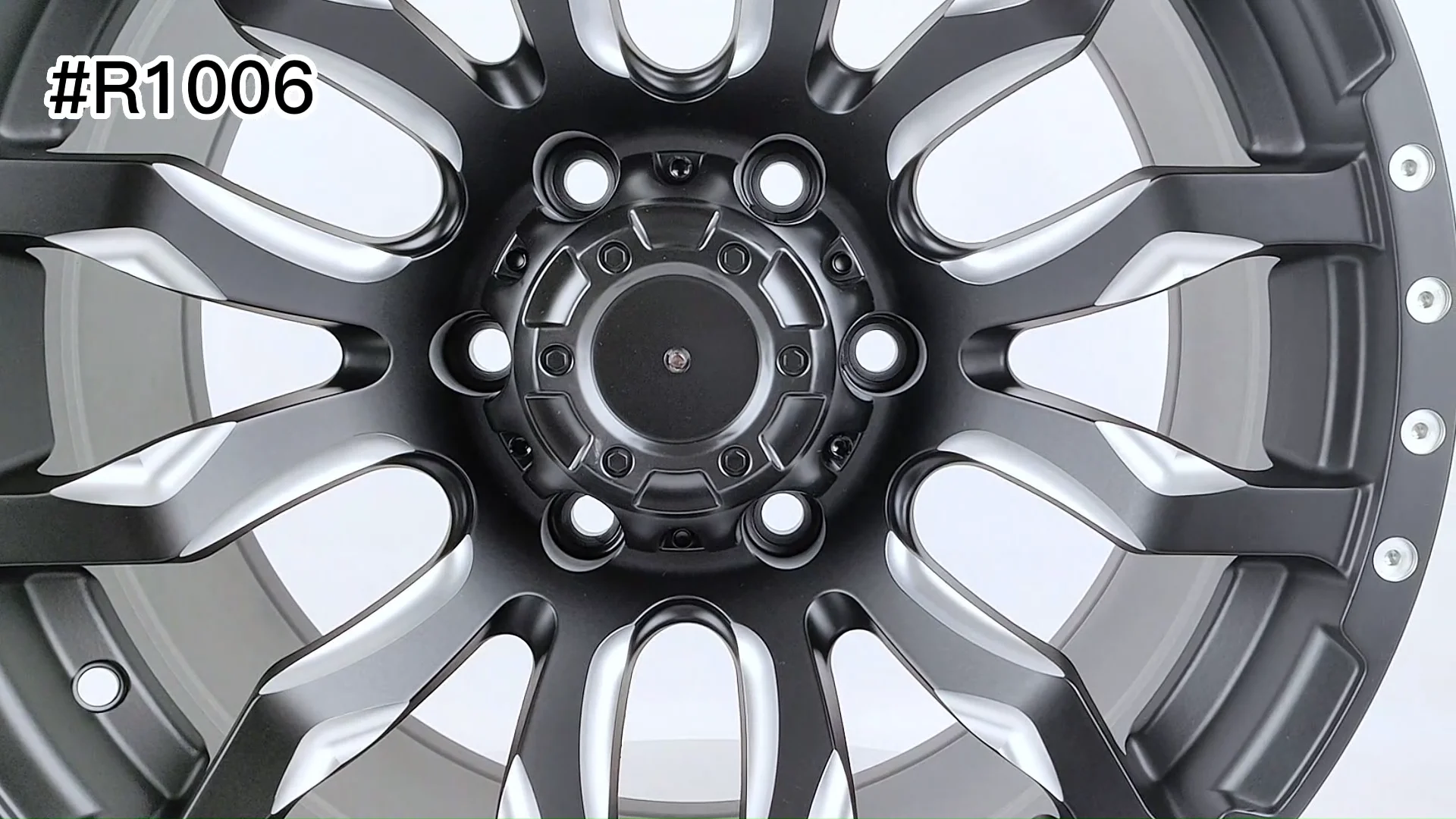 16 17 Inch Off Road Wheel Negative 6 Holes Wheel Rims Car Alloy Wheel ...