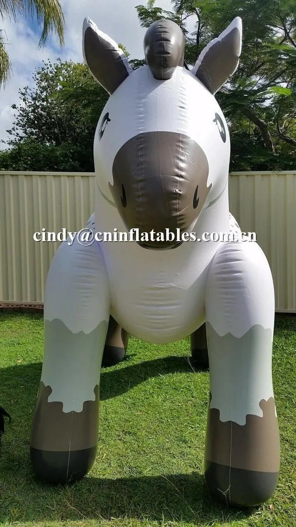 Puffy Paws Toys - Inflatable Draft Horse Decoration Play