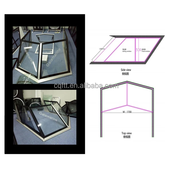 Feitine Boat Windshield - Durable and Customized Protection
