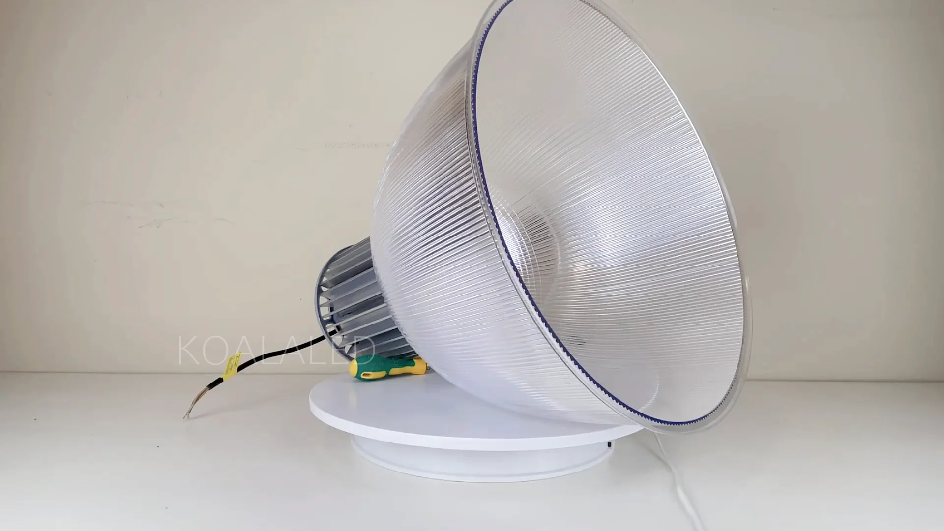 Acrylic Reflector High Bay Light Warehouse Shop Lighting Suspended 50w ...