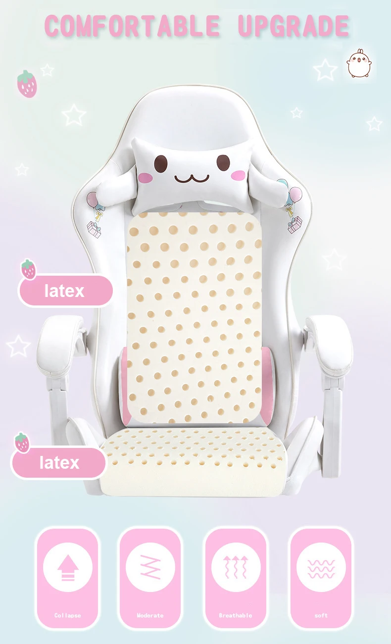 Charmount Custom Anime Leather Ergonomic Recliner for Girls