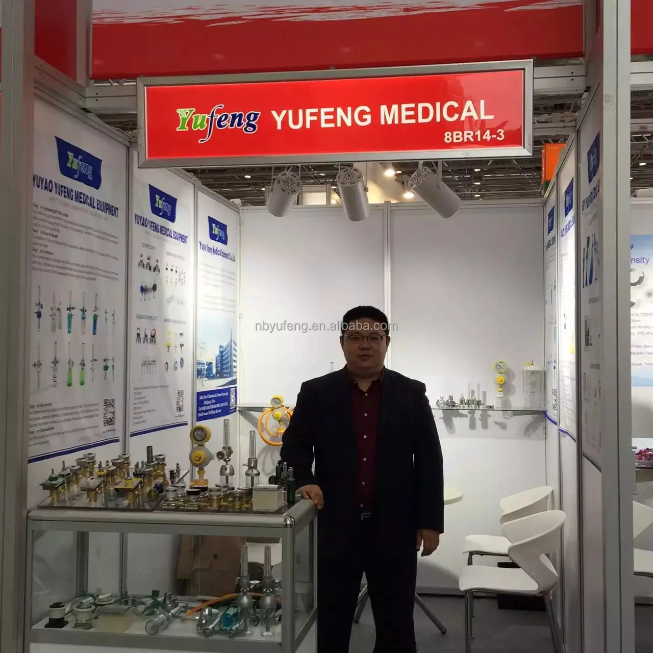 Male Connection Pin Index Yoke Connector With Cylinder And Regulator ...