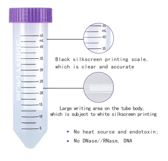 Polypropylene Falcons 15ml Conical Bottom Graduated Centrifuge Tube ...