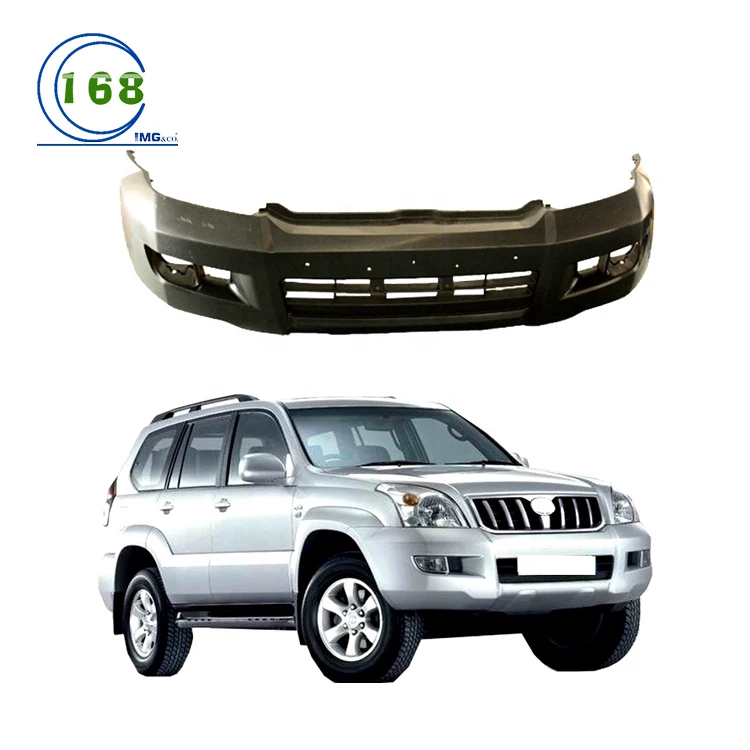 Car Plastic Front & Rear Bumpers for Land Cruiser Prado 2003-2018 ...