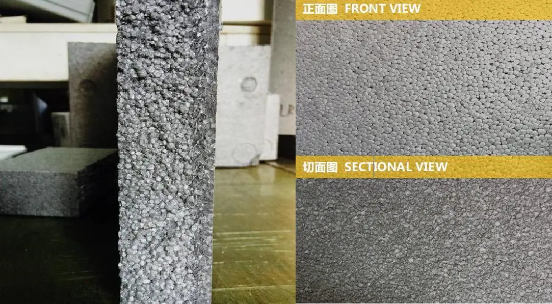 High Strength Eps Raw Material Particle Graphite Expandable Polystyrene ...