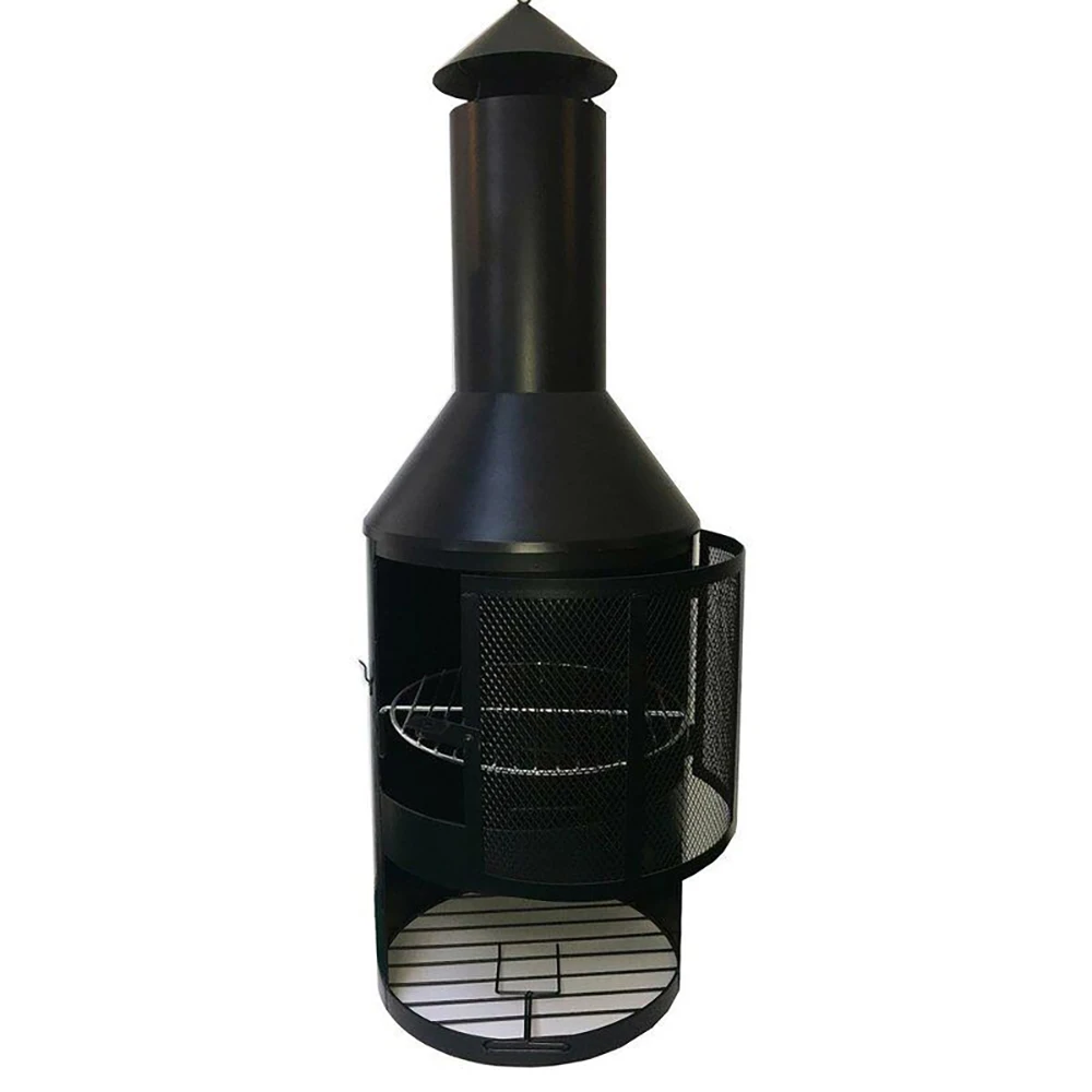Beer Bottle Shaped Fire Pits - Outdoor Wood Burning Chimeneas