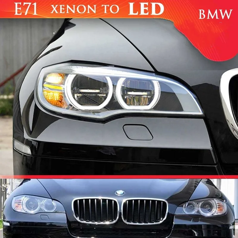 Modified E71 Headlight Assembly For Bmw X6 2007-2013 E71 Xenon Car Hid ...