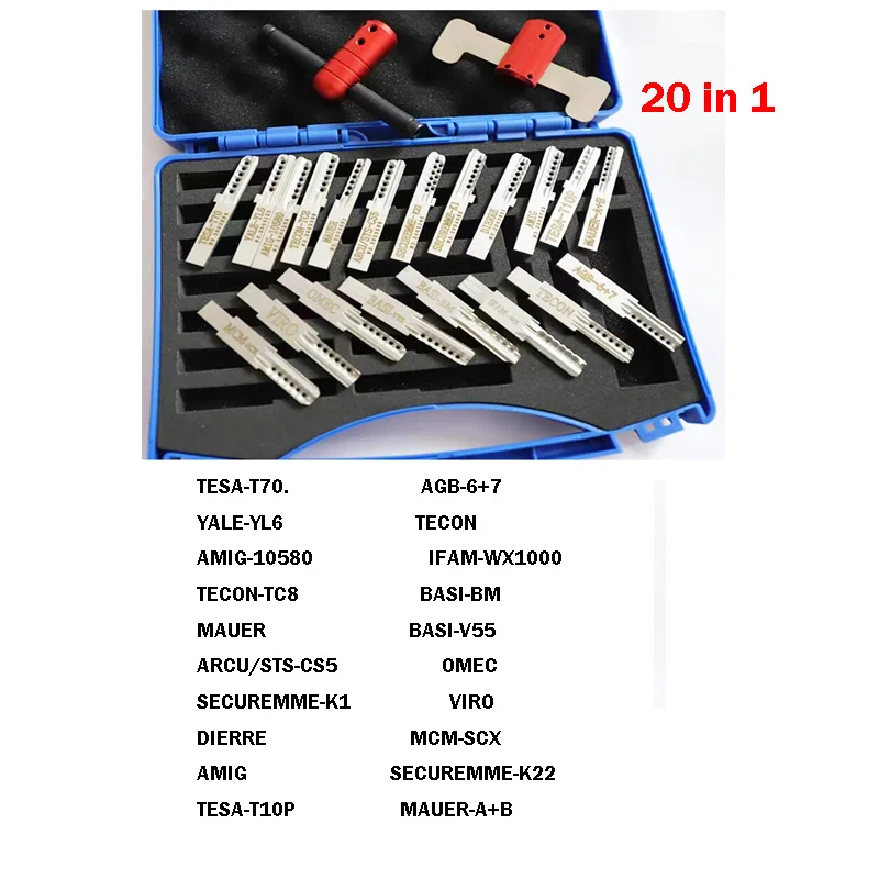 Haoshi Tools Tinfoil Tin Foil 20 In 1 Euro European Tecon Amig-10580 ...