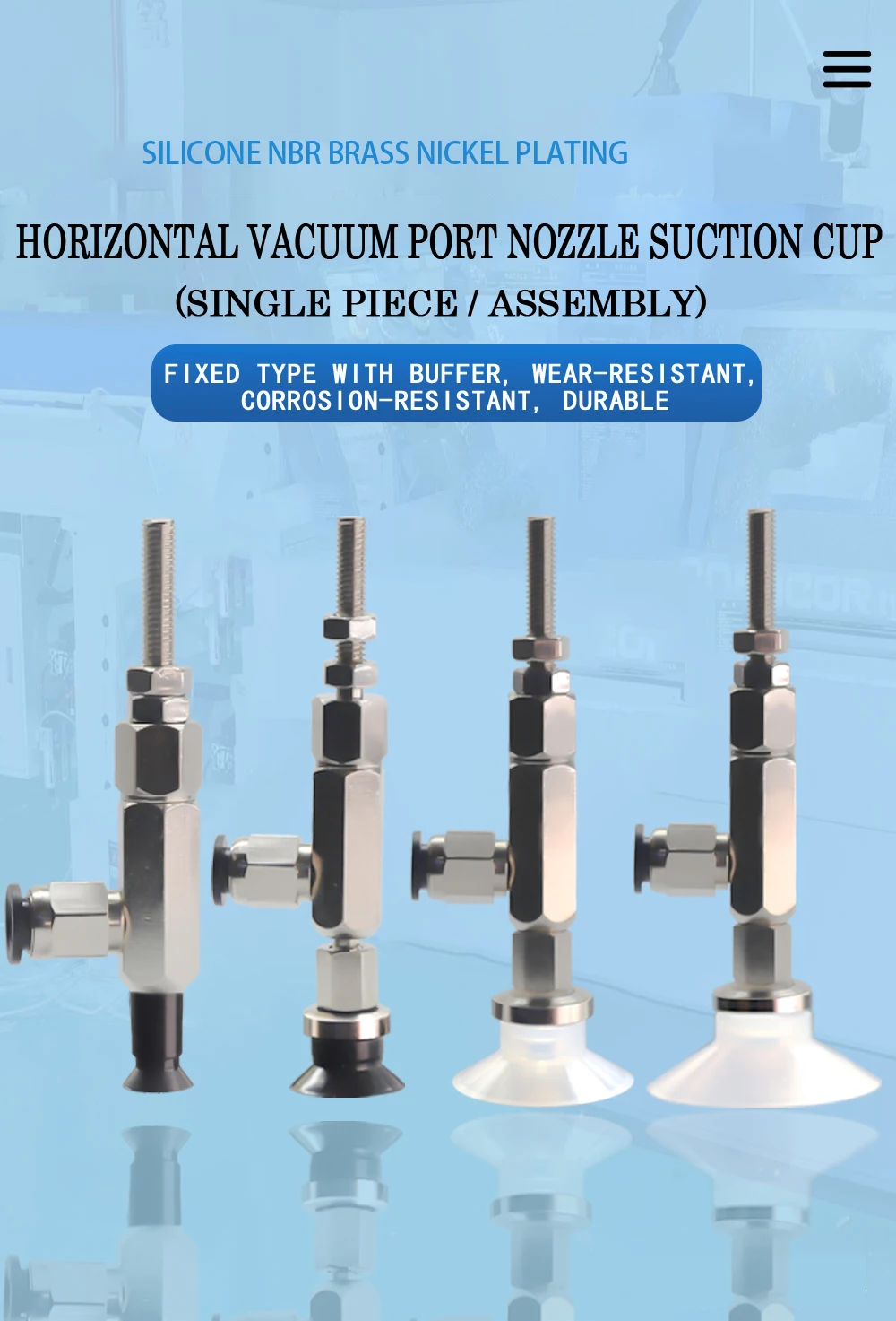 Rubber Stocks Pneumatic Fitting Connector Silicone Suction Cup Silicon ...