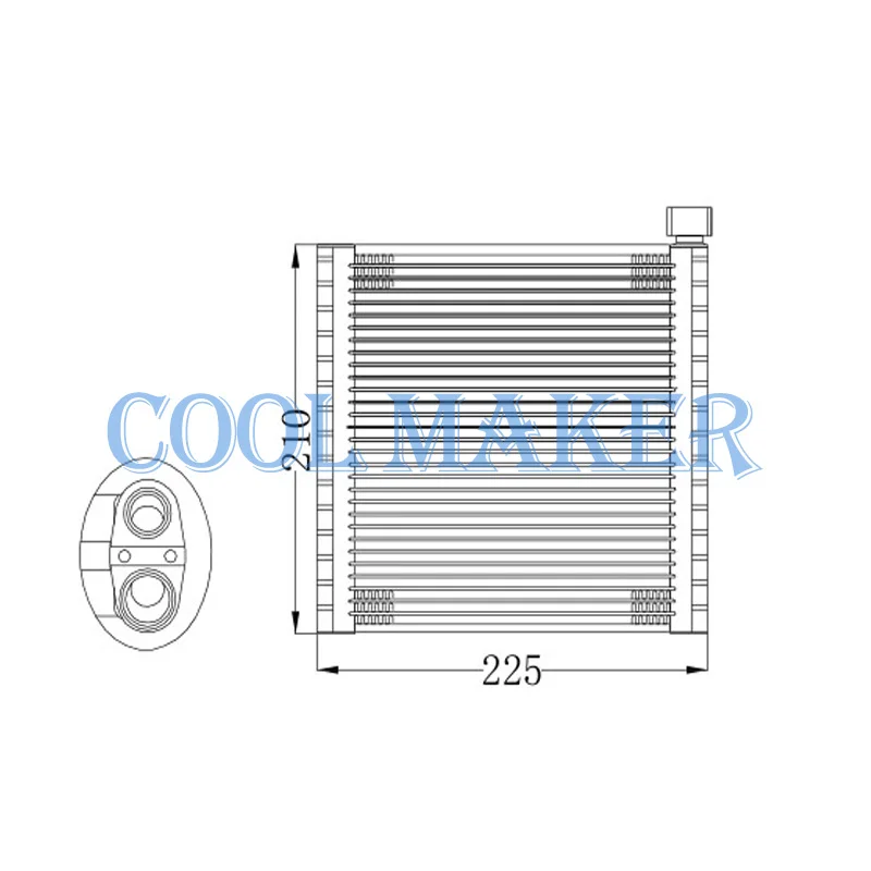 Auto Air Conditioner for Nissan Tiida - Evaporator 27281ED000