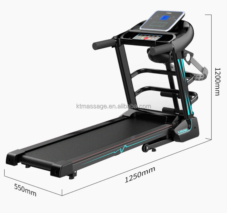 Foldable Electric Home Fitness Treadmill For Gym Use