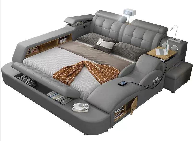 Luxury Multifunctional Tatami Bed - Perfect for Master Bedroom