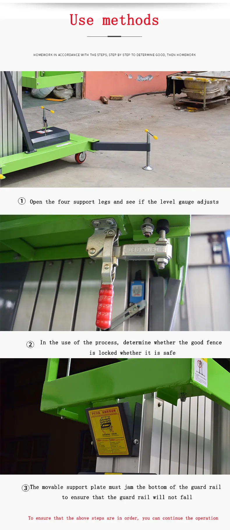 Telescopic Lift Portable Vertical Platform Lifting Ladders Electric ...