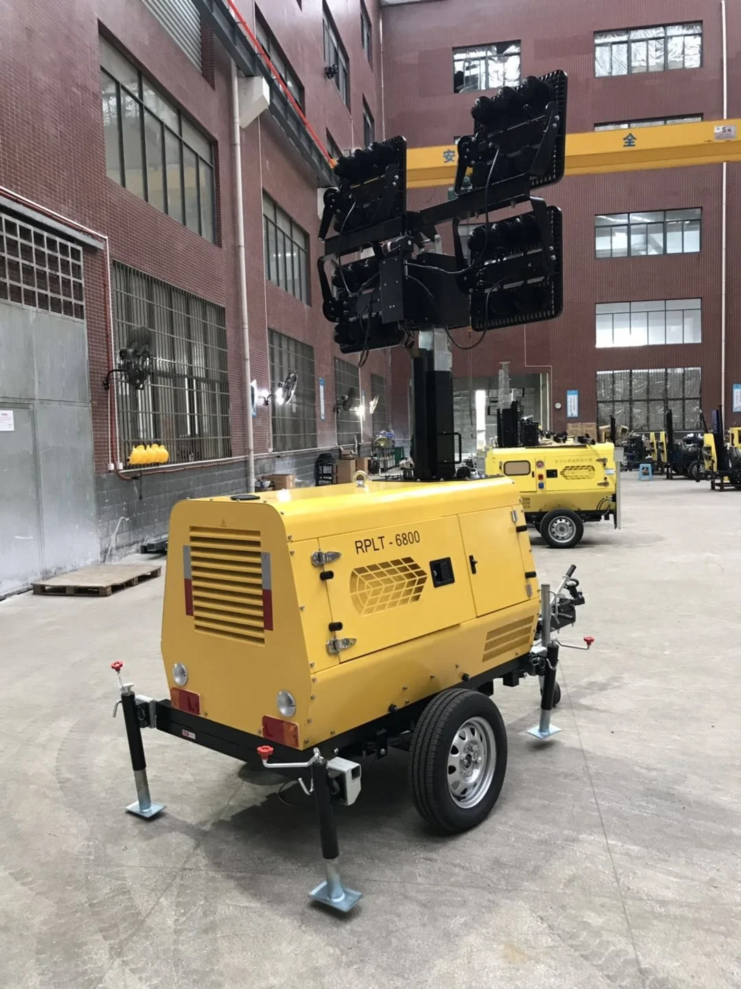 8M Mobile Hydraulic Diesel Lighting Tower - 8kw Generator