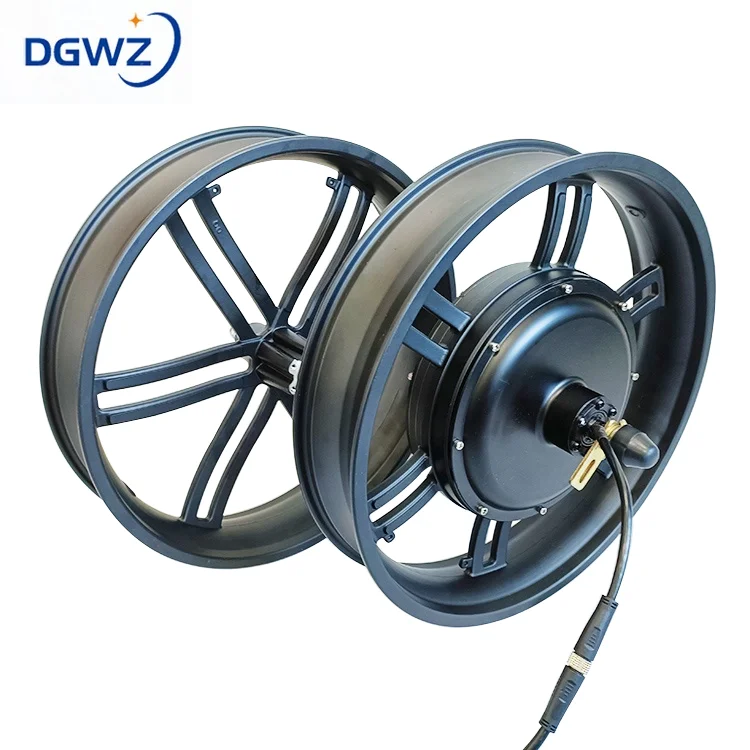 48V 1500W Gearless 20 Inch Fat Tire Electric Bicycle Hub Motor
