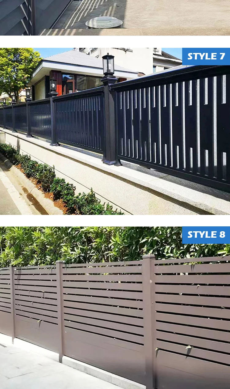 Profile Louver Frame Bar Horizontal Slat Fencing Garden Aluminum ...