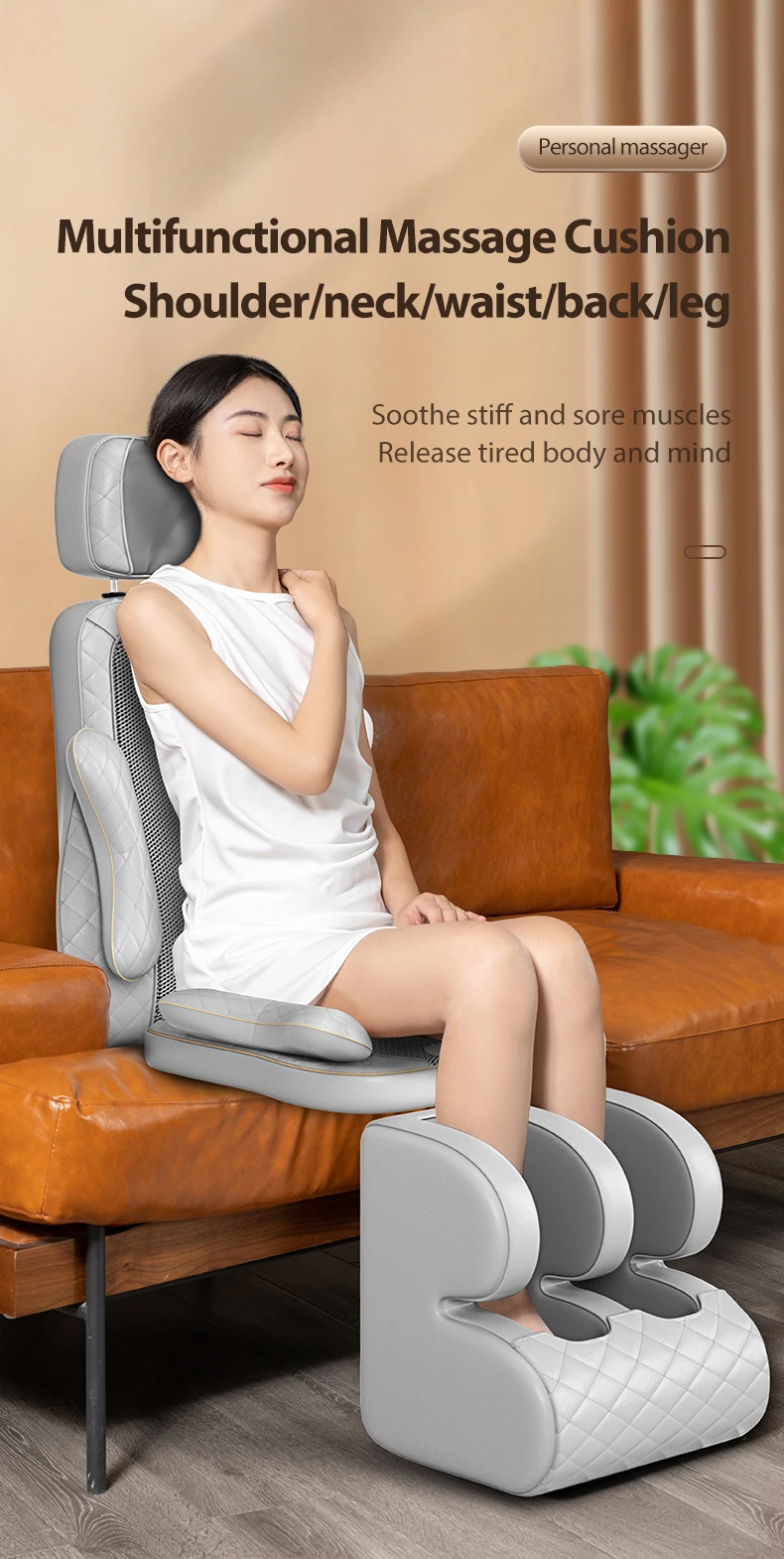 Shiatsu Massage Cushion - Relief for Body Pressure