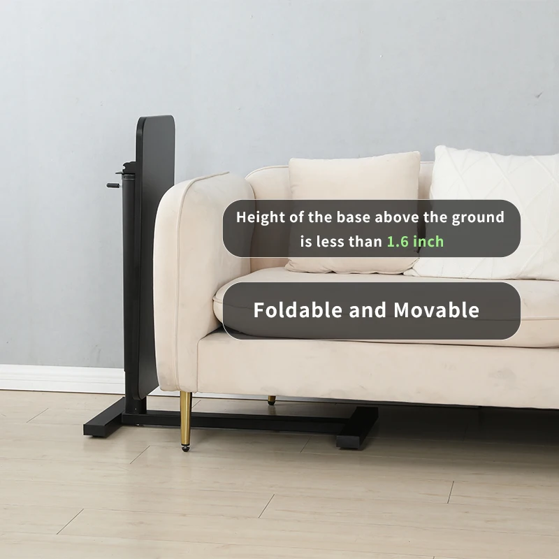 ADA Adjustable Overbed Bedside Table With Wheels Rolling Laptop Tray ...