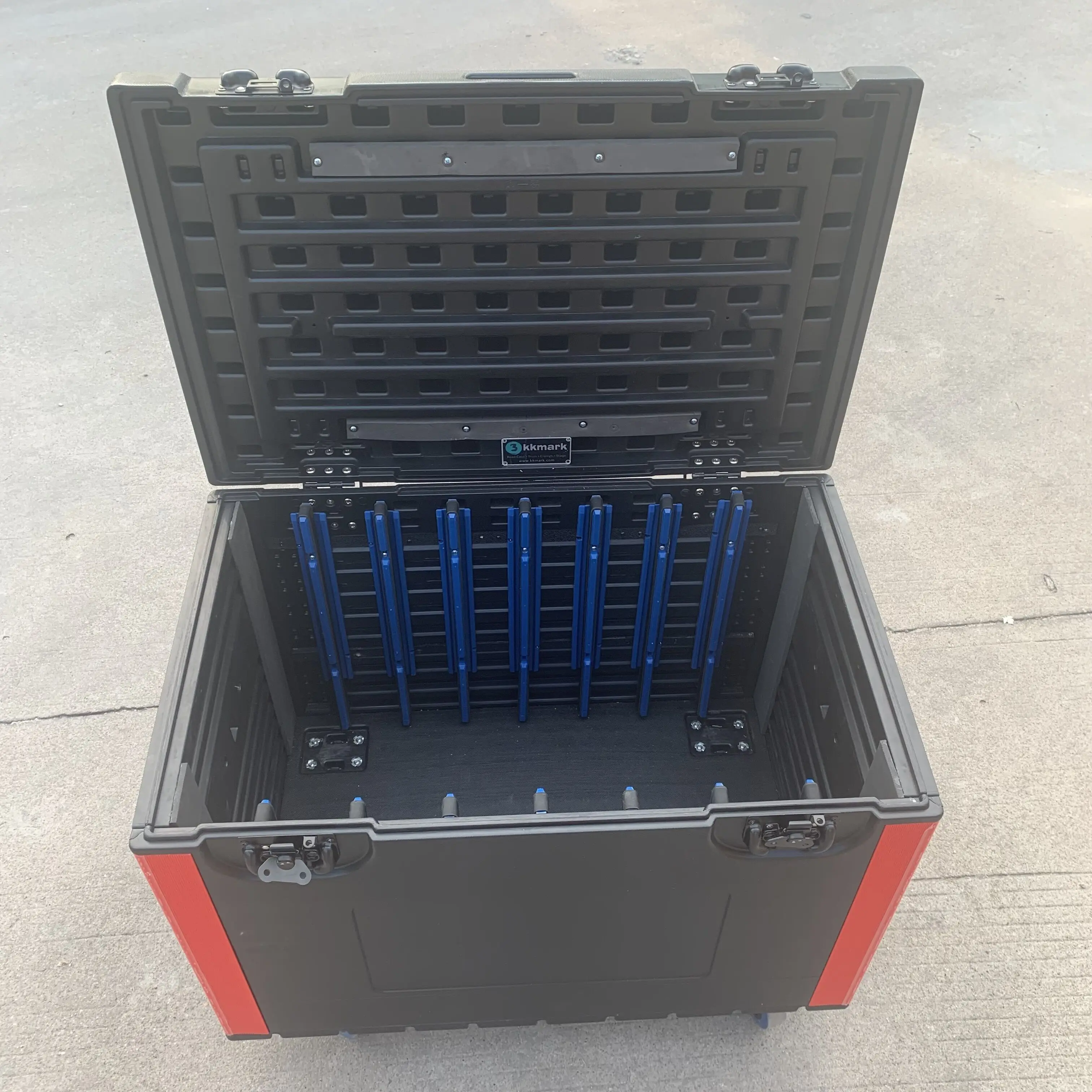 HDPE Plastic Flight Case for LED Display Screen - Adjustable Size