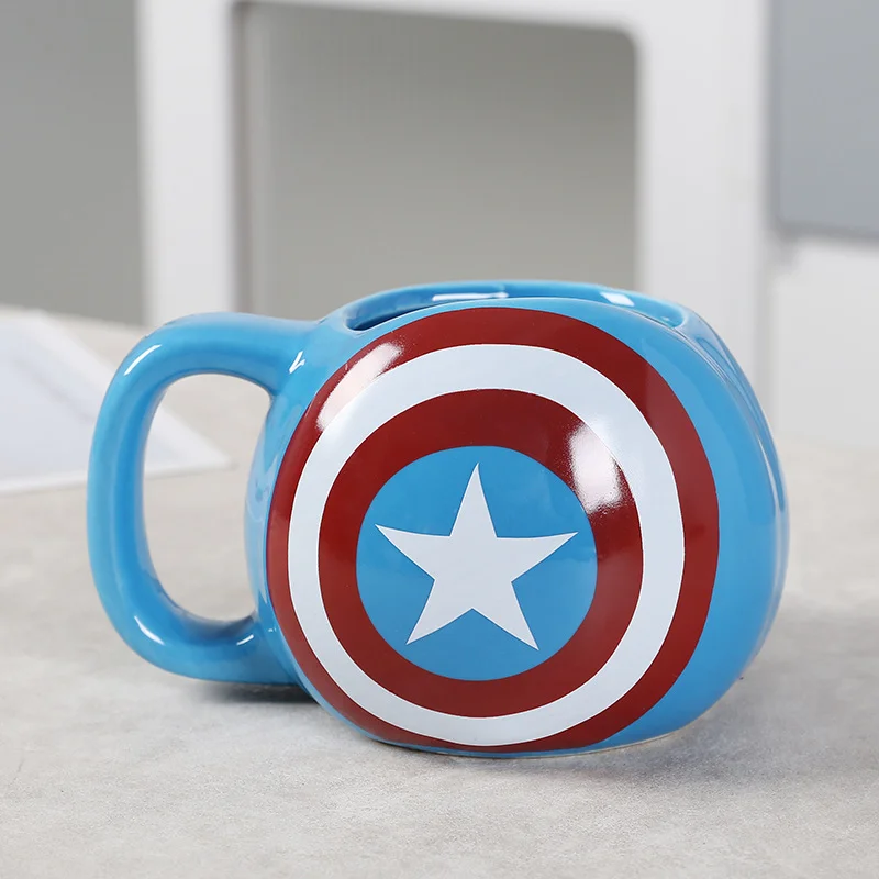 Ceramic Cup Creative Ceramic Comics Mugs Captain America Mug Marvel Disni 3d Custom Logo The ...