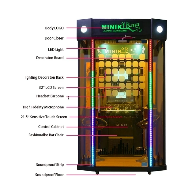 Neofuns Coin Operated Electronic Jukebox Karaoke Machine