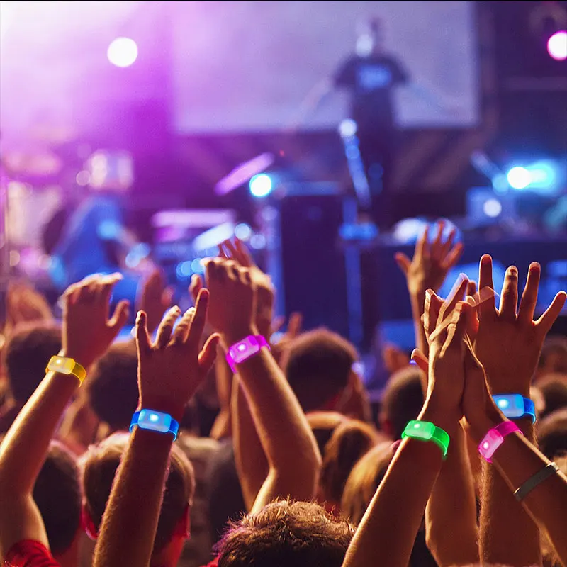 Event Party Supplies - RFID Light up LED Bracelet Remote Control