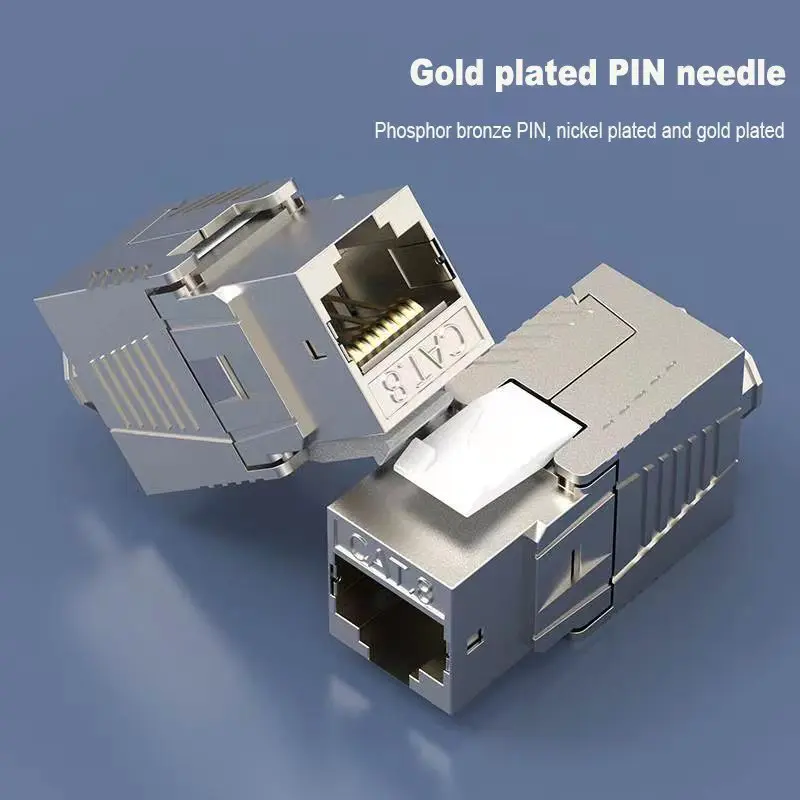 The Newest Cat8 Category High Speed Transmission Keystone Shield Jack ...