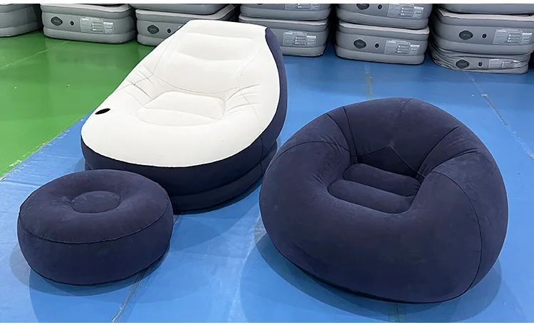 One Button Self-Inflating Inflatable Chair - Perfect for Camping