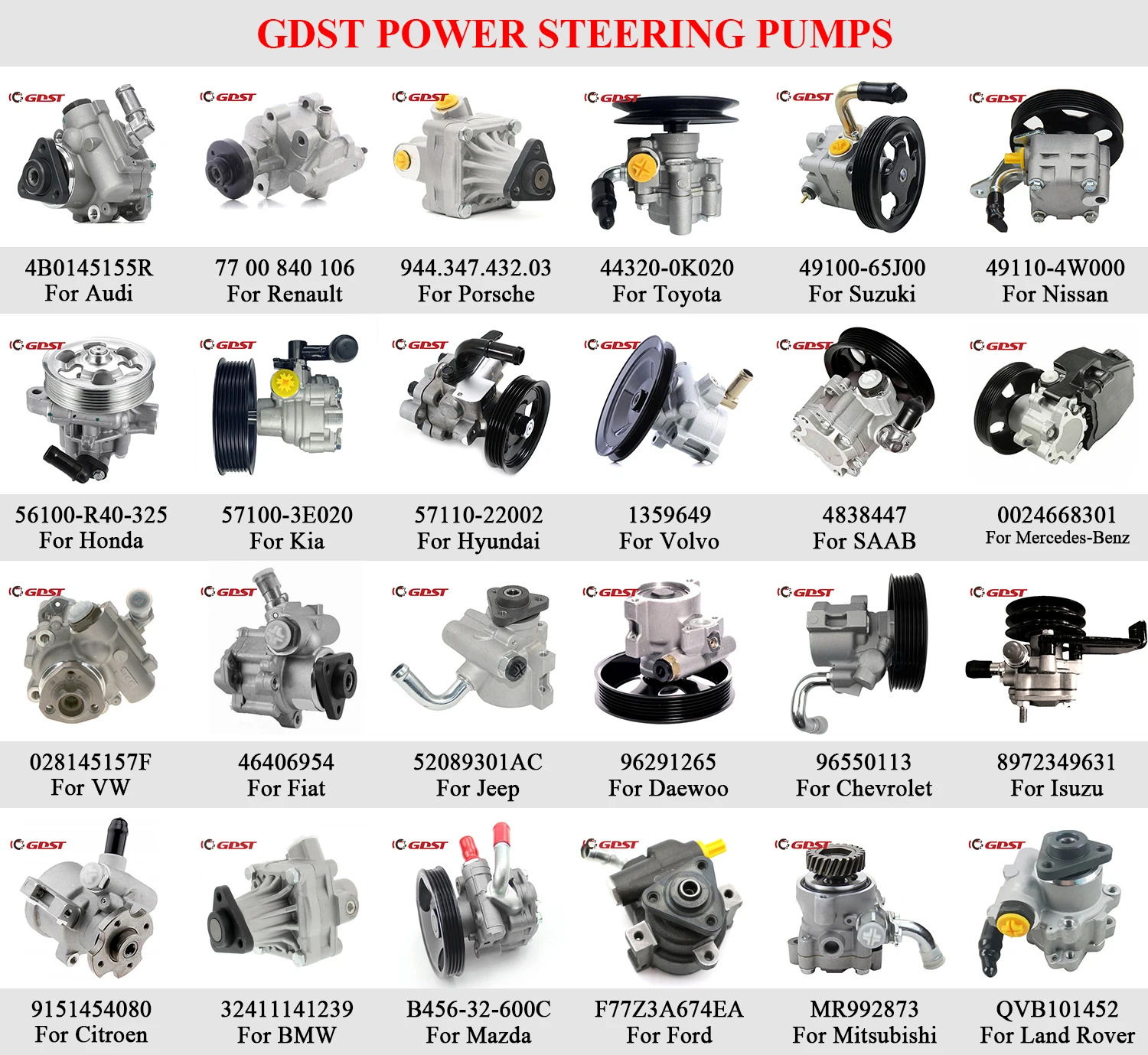 Alibaba.com: GDST Auto Steering System Hydraulic Power Steering Pump ...