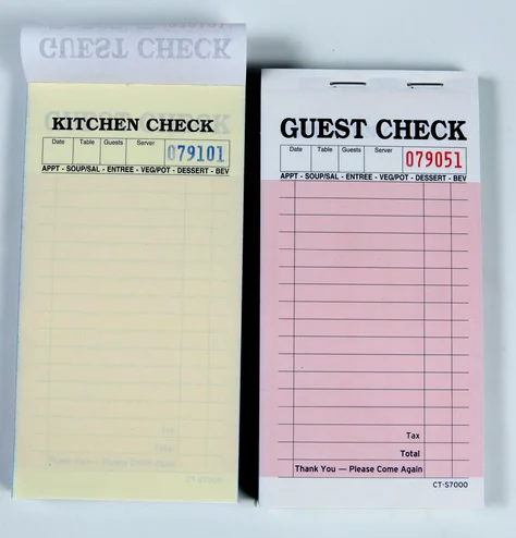 Ct-s7000 Easy Writing Waiter Pads Hand-writing Guest Check Durable ...