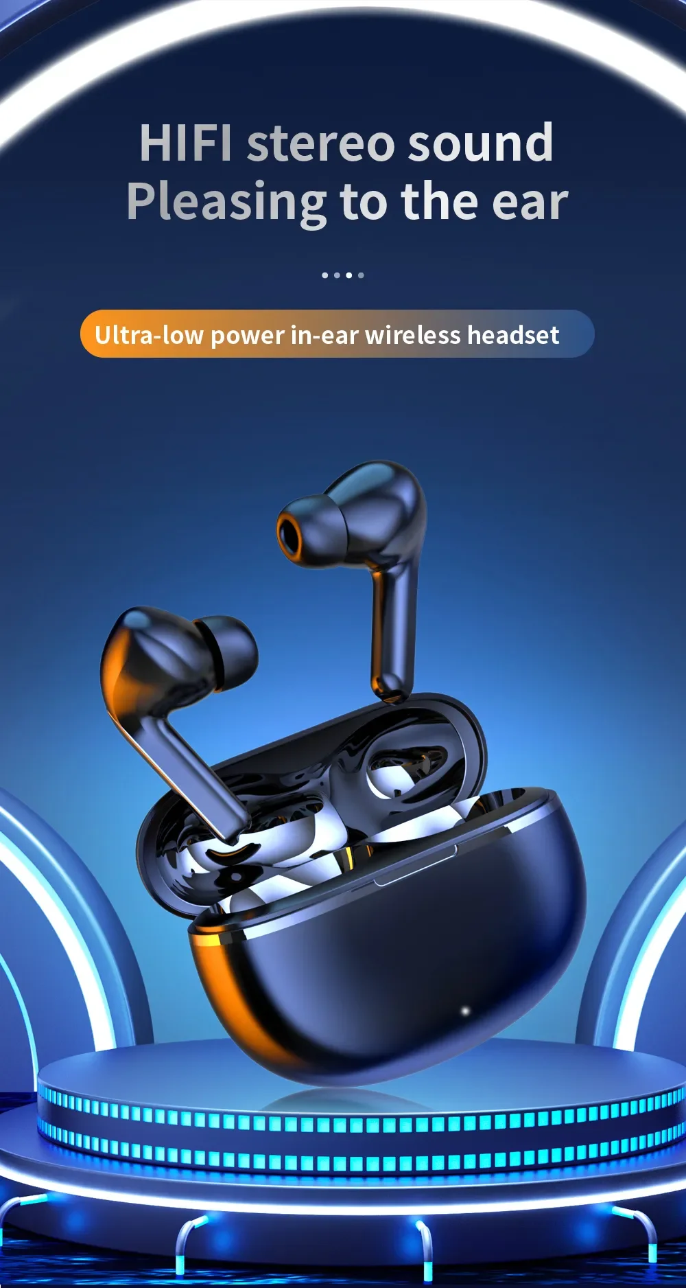 Tws True Wireless Earbuds - Low Latency Sports Gaming Headsets